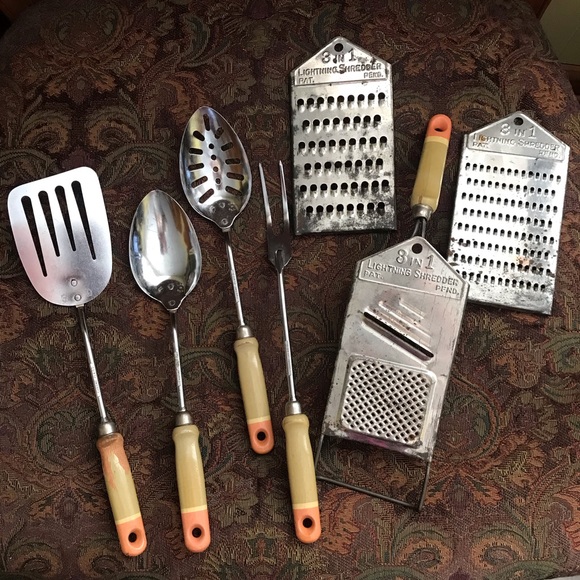 Kitchen | Vintage Cooking Utensils Lightning Shredder 3 In 1 Utensil ...